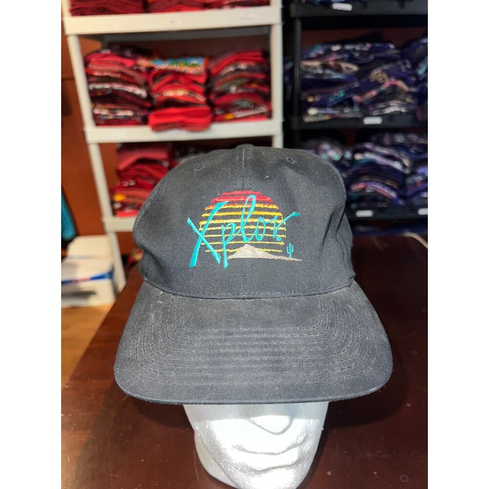 Vintage Xplor Park Hat Theme Park Mexico Graphic Blac… - Gem